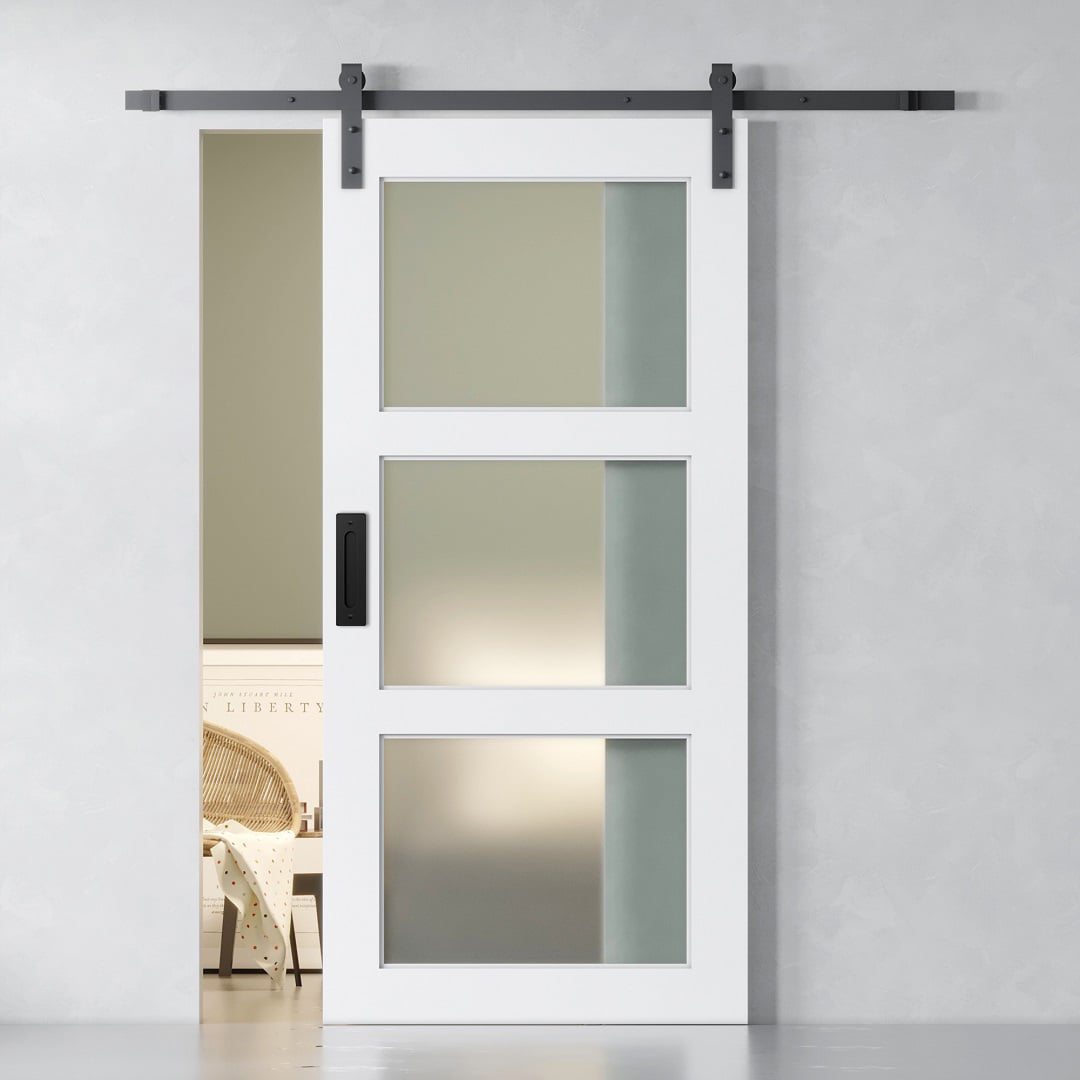 Arctic, White Barn Door - Urban Woodcraft