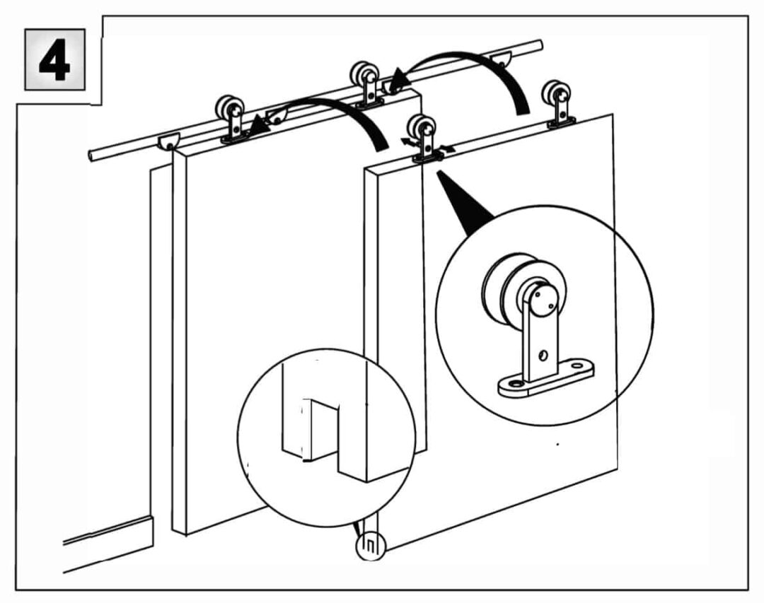 Top Mount Barn Door Installation Guide - Urban Woodcraft